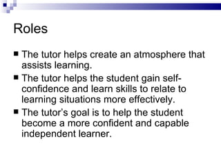 CRLA Level 1 Tutor Training | PPT