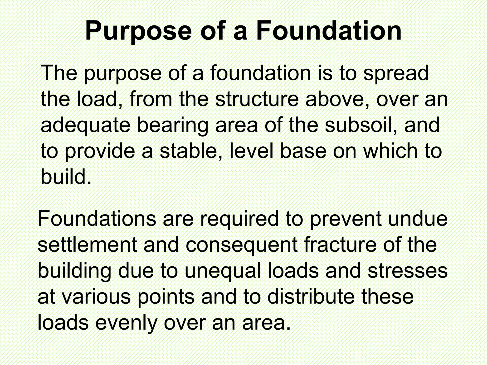 Tutor types of foundations | PPT