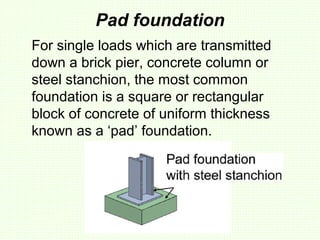 Tutor types of foundations | PPT