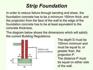 Tutor types of foundations | PPT