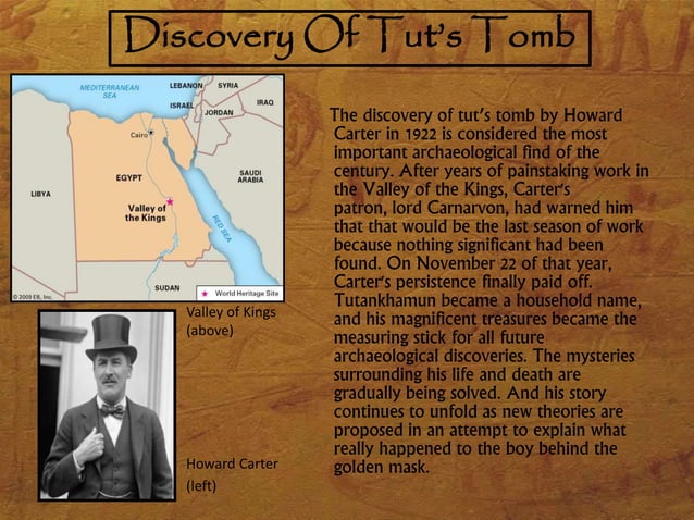 DISCOVERING TUT: THE SAGA CONTINUES | PPTX | Antiquing and Antiques ...