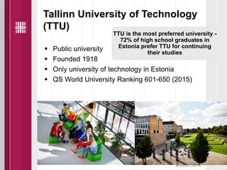 Pre-incubation program @ Tallinn University of Technology | PPT