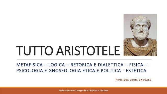 Tutto Aristotele by lucia gangale | PPTX