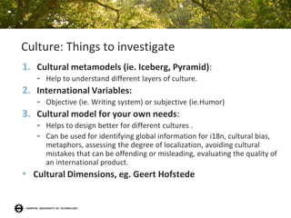 What is cross cultural design | PDF