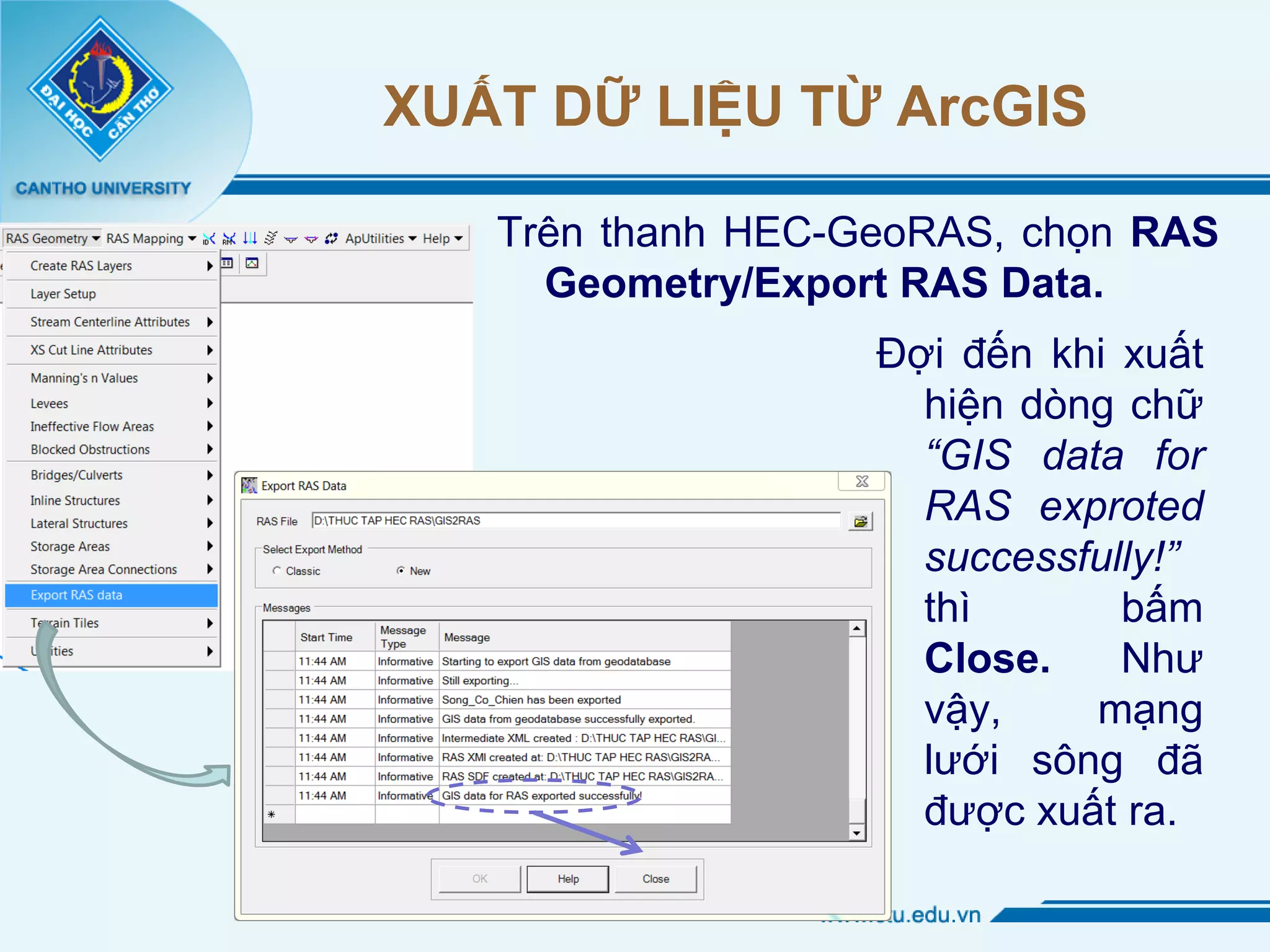 Tuu HEC-RAS guideline | PDF