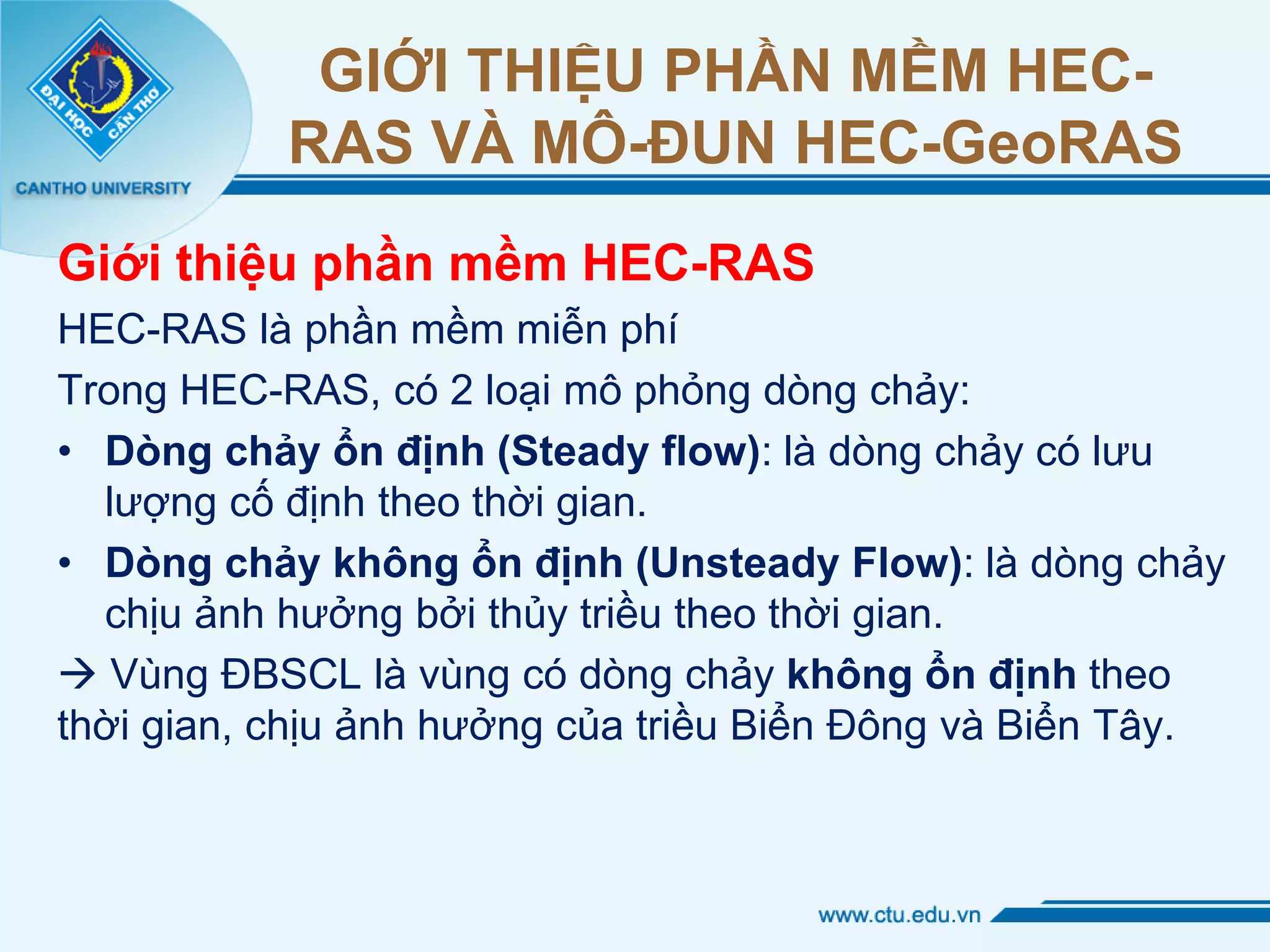 Tuu HEC-RAS guideline | PDF