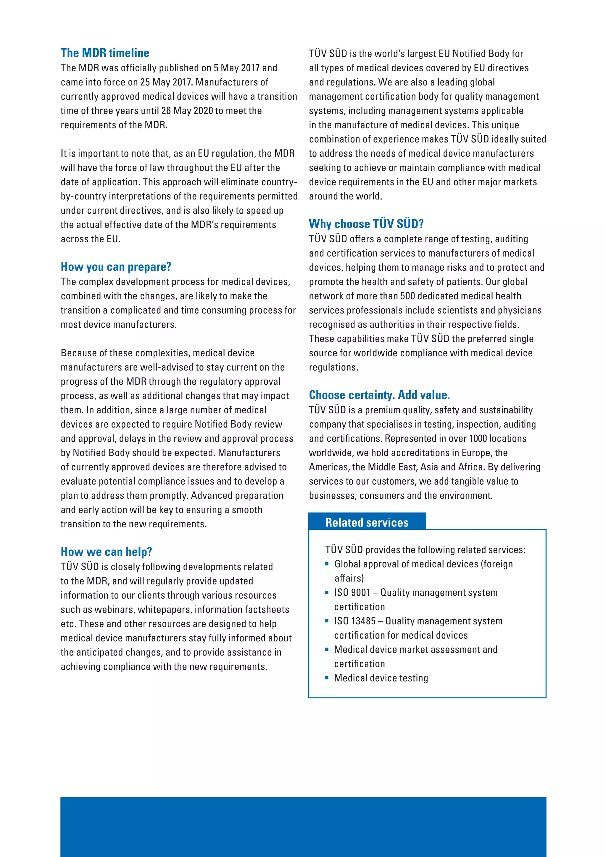 The EU’s Medical Device Regulation | PDF