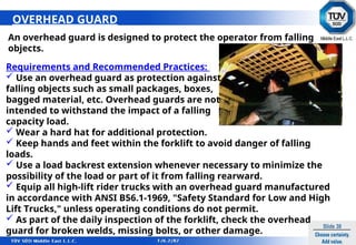 TUV-TR-007 Rough Terrain Forklift Operation Training Course.ppt