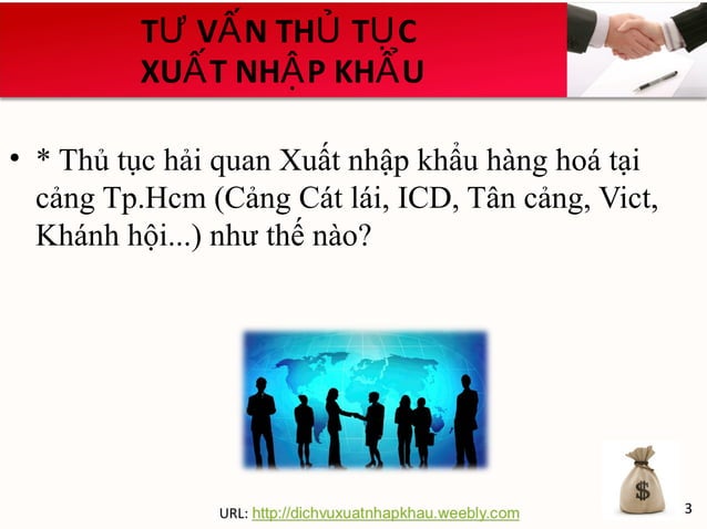 Tu van thu tuc xuat nhap khau | PPT