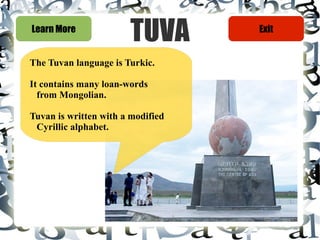 Tuva presentation | PPT