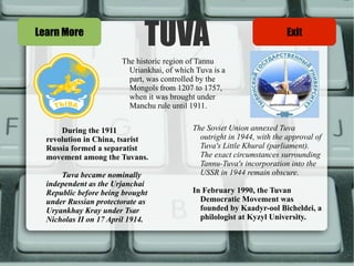 Tuva presentation | PPT