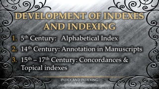 Tuvilleja lis07 index and indexing | PPTX