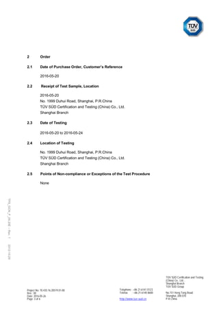 Tuv ROHS certificate --plastic pneumatic push in fittings | PDF