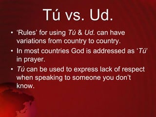 Tu vs. ud. | PPT