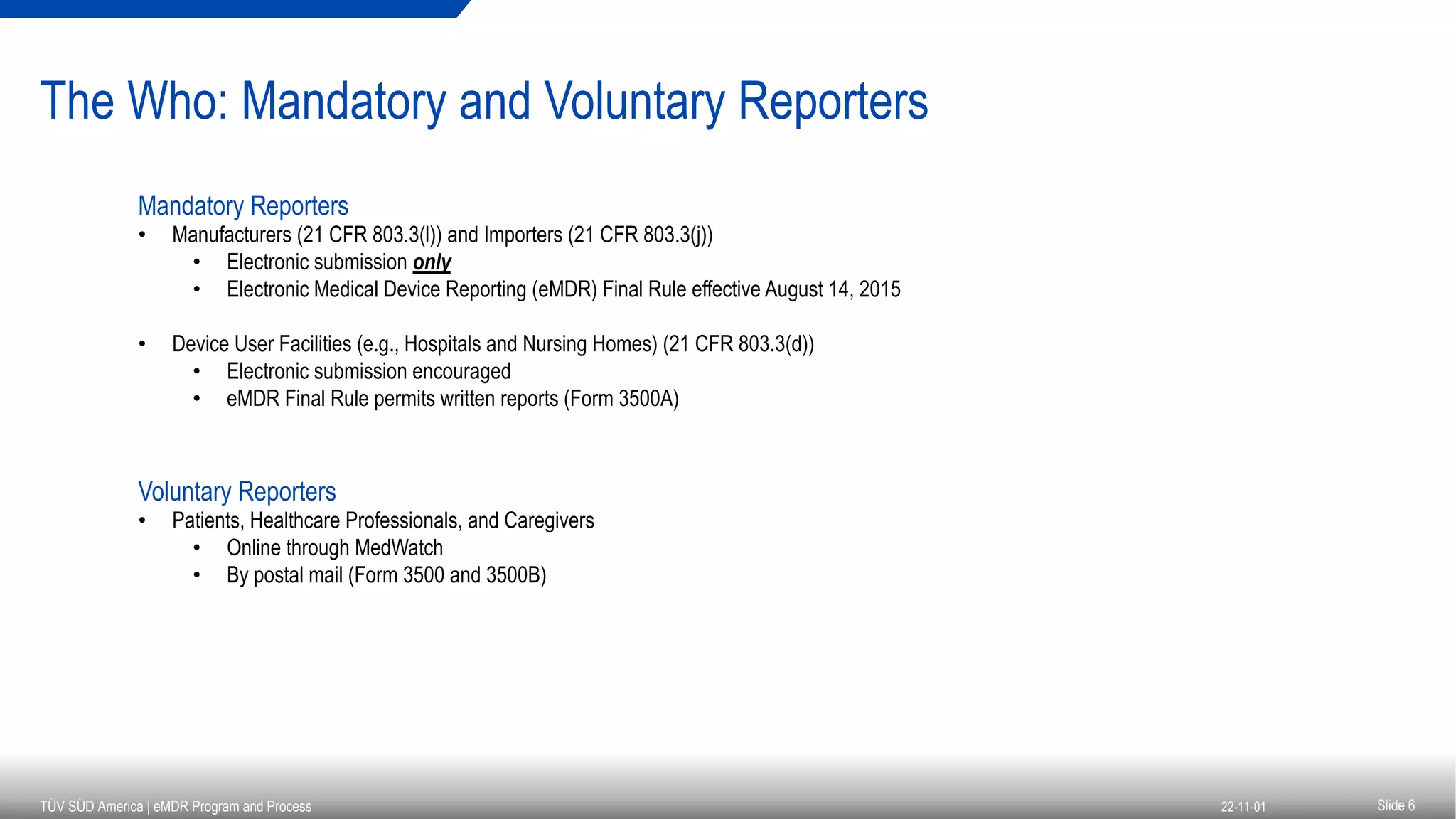 eMDR Program and Process | PDF