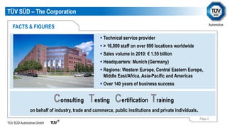 Tuv sud methodolgy and tests results | PDF
