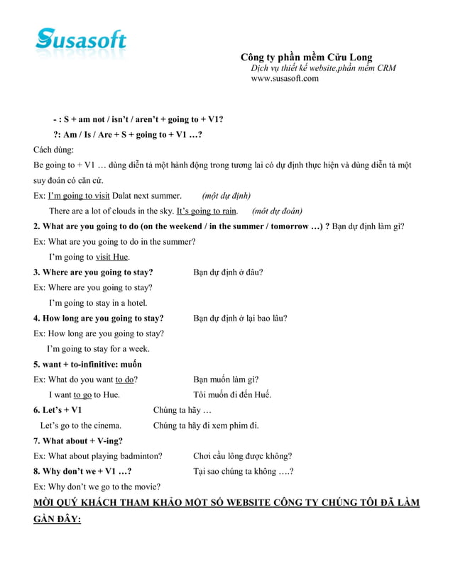 Tu vung, ngu phap tieng anh lop 6 bai 14 | PDF