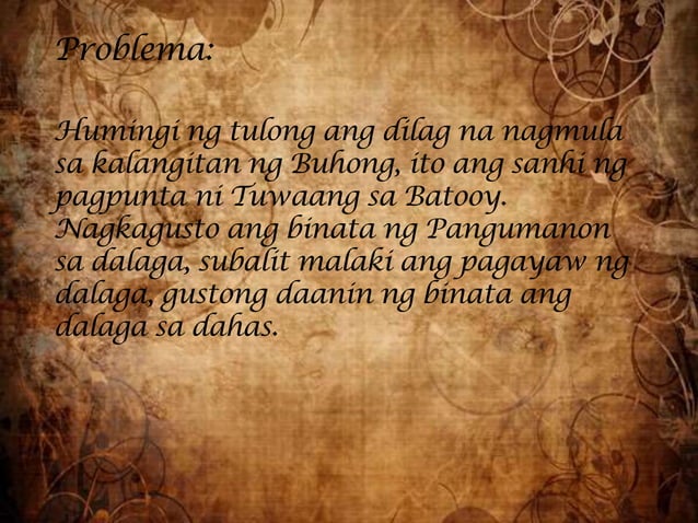 Tuwaang (epikong bagobo) | PPTX