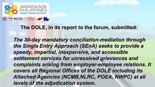 DOLE-NLRC, Katuwang ng Pangulong Aquino sa Matuwid na Daan | PPT