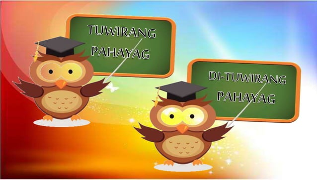 Tuwiran at di tuwirang pahayag | PPTX