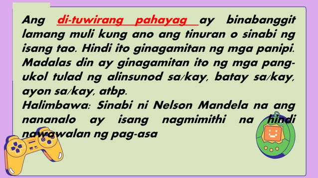 TUWIRAN AT DI TUWIRANG PAHAYAG.pptx