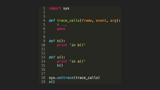 Tracing python applications | PPT