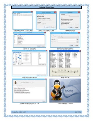 TuxGuitar Cheatsheet | PDF