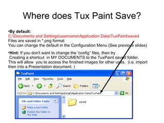 Turning Tux Paint into a Classroom Tool | PPT