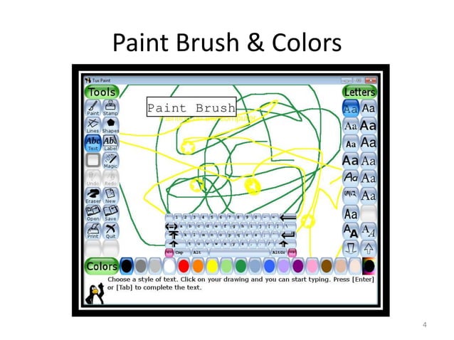 Tux paint 4 kids examples By: Mollie Thurston | PPT