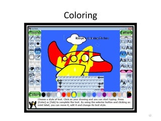 Tux paint 4 kids examples By Mollie Thurston | PPTX