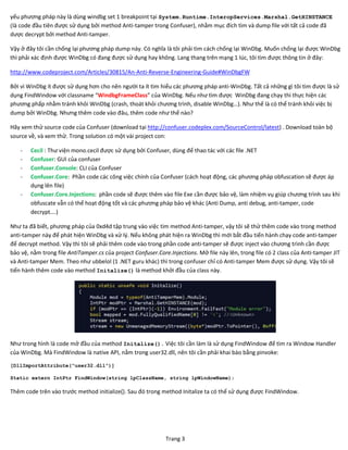 Tùy biến Confuser | PDF