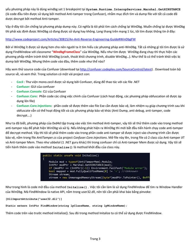 Tùy biến Confuser | PDF