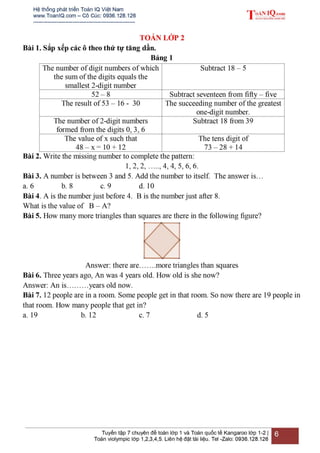 Tuyen-chon-37-de-toan-on-luyen-hsg-lop1 | PDF