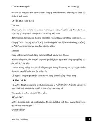 Đề tài: công tác tuyển dụng nguồn nhân lực công ty, ACS, Aeon, HAY! | PDF