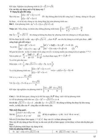 Tuyen tap cac bai toan va phuong phap giai pt va bpt vo ty | DOC