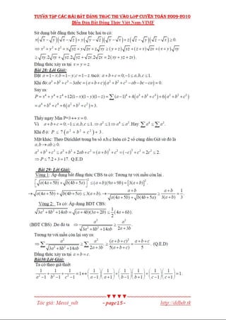 Tuyen tap cac bat dang thuc thi vao chuyen | PDF