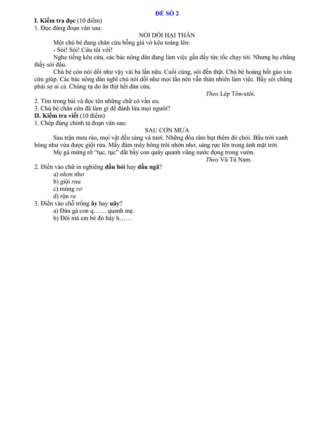 Tuyển tập đề thi HKII lớp 1 môn TOÁN (25 đề) + TV (37 đề) | PDF