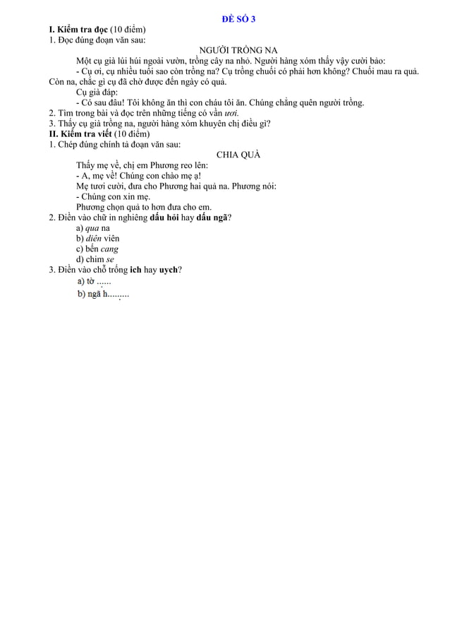 Tuyển tập đề thi HKII lớp 1 môn TOÁN (25 đề) + TV (37 đề) | PDF