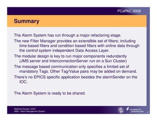 CSS - Alarm Management System (AMS) | PDF | Operating Systems | Computer Software and Applications