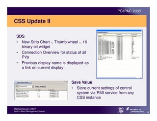 CSS - Alarm Management System (AMS) | PDF | Operating Systems | Computer Software and Applications