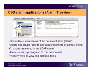 CSS - Alarm Management System (AMS) | PPT