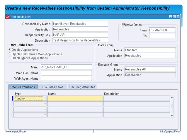 Oracle applications sla r12 SLA- demos