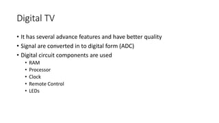 TV (Television) A Brief Depiction of the internal Mechanism | PPTX
