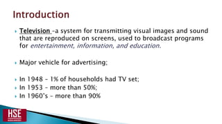 Television and mass communication introduction | PPTX