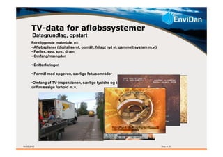 Tv data for afløbssystemer | PDF