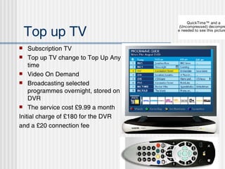 TV en UK, Freeview | PPT