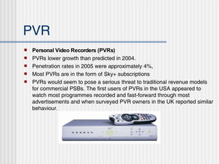TV en UK, Freeview | PPT