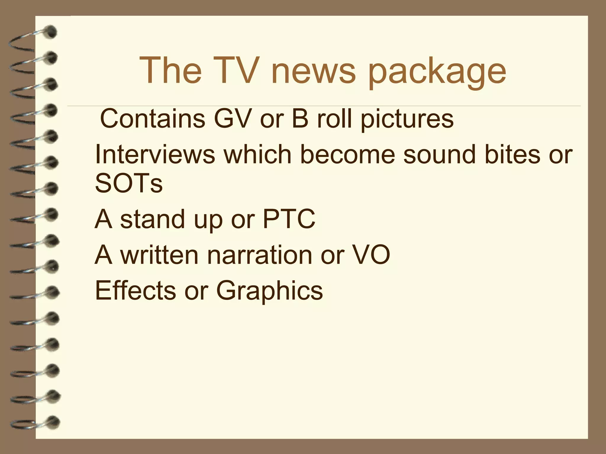 Tv news-reporting | PPT