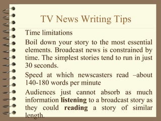 Tv news-reporting | PPT
