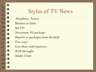 Tv news-reporting | PPT